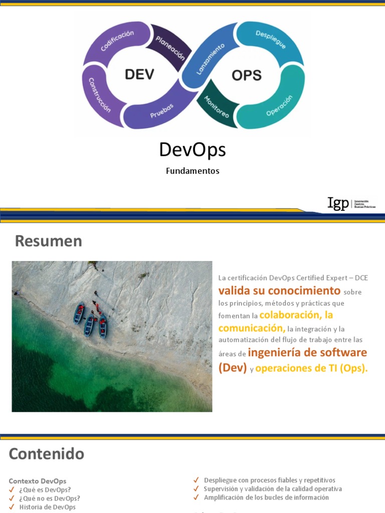 Fundamentos y Principios de DevOps | PDF | Software | Scrum (desarrollo de software)
