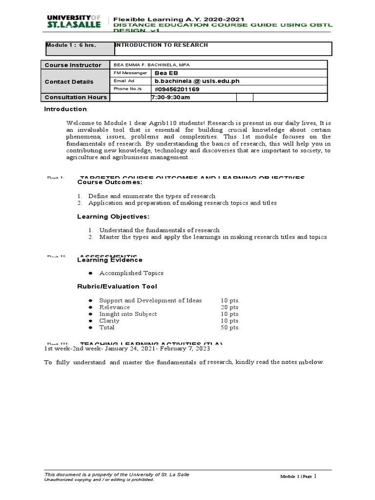 Intro To Research 2023 | PDF | Scientific Method | Science