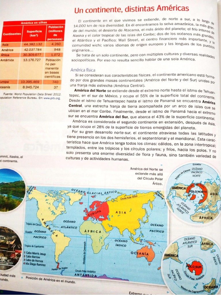 Diversidad y divisiones de América | PDF | Américas | America latina