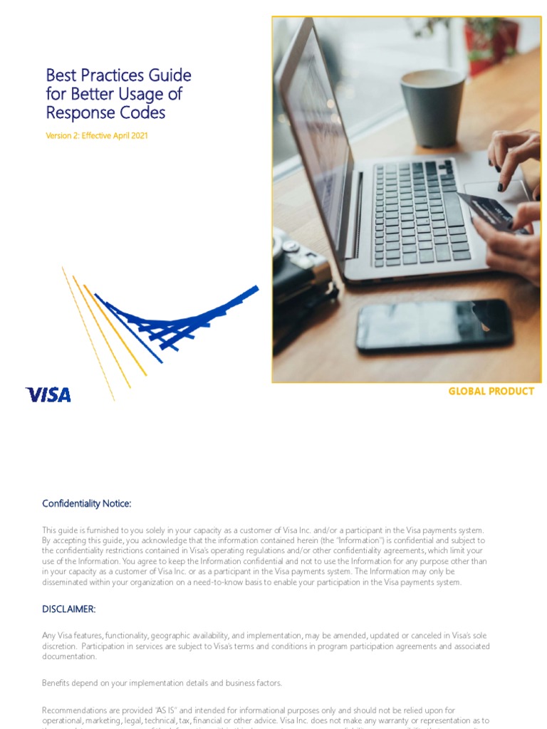 Visa Response Codes Best Practices Guide | PDF | Credit Card | Visa Inc.
