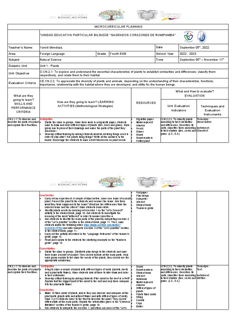 Pud1 2022 Scie 4 Bas | PDF | Reading Comprehension | Books