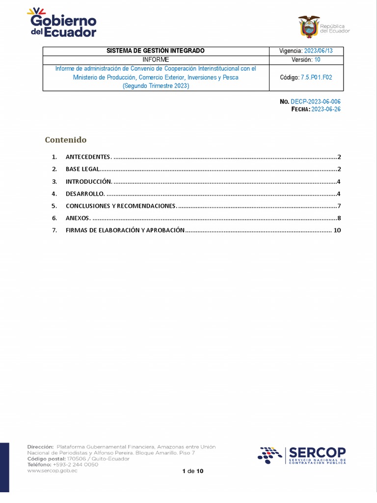 Convenio Abril Junio-Signed | PDF | Comercio | El comercio internacional Convenio Abril Junio-Signed | PDF | Comercio | El comercio internacional