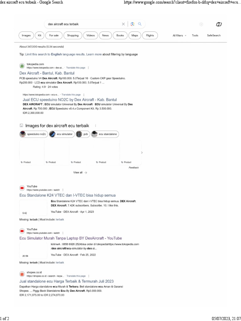 Dex Aircraft Ecu Terbaik | PDF | Vehicles | Mechanical Engineering