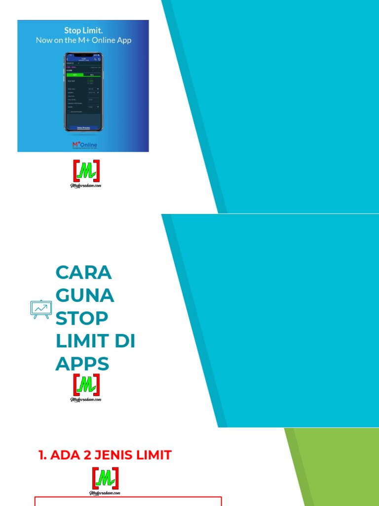 Cara Guna Stop Limit Mplus | PDF