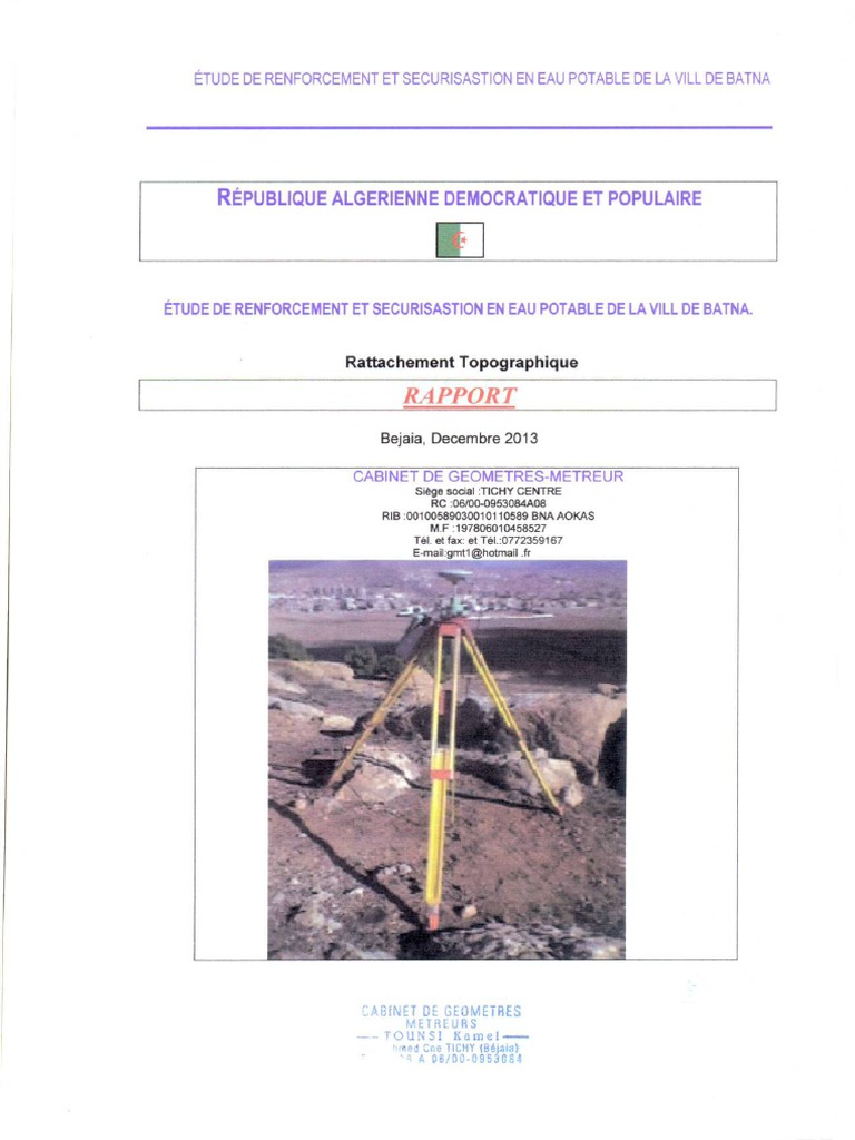 Rattachement Topographique | PDF