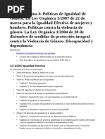 Reglamento Ley 648 Igualdad | PDF | Igualdad de género | Estudios de género