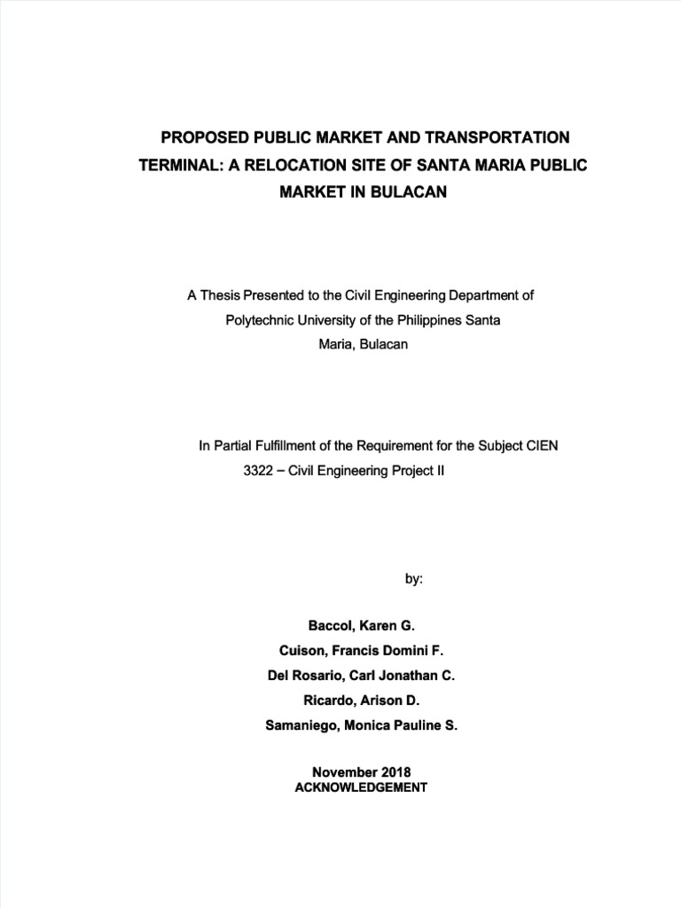 PDF Proposed Public Market and Transportation Terminal Compress 1 PDF | PDF | Market (Economics ...
