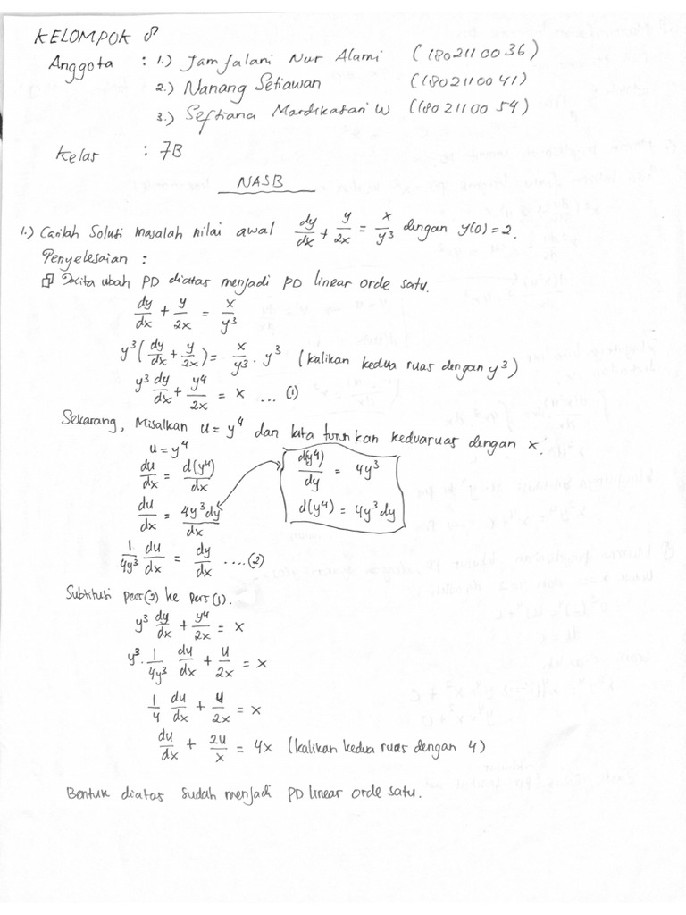 KELOMPOK 8 - 7B - Tugas 3 NASB | PDF