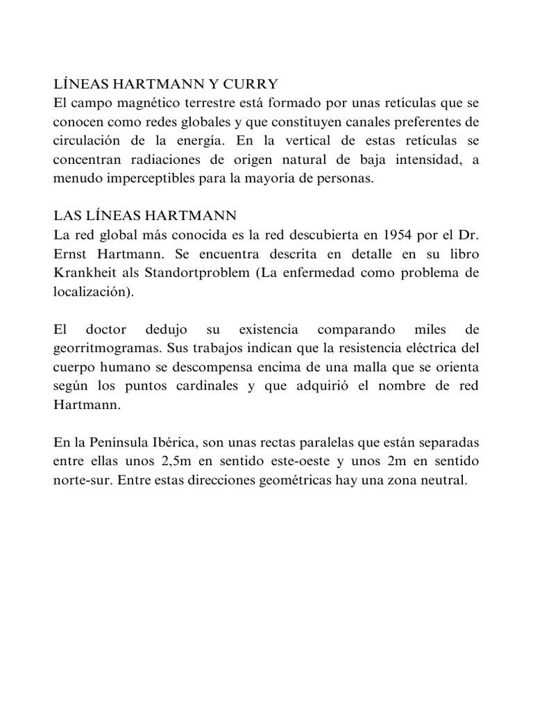 LÍNEAS HARTMANN Y CURRY El Campo Magnético Terrestre Está Formado Por ...
