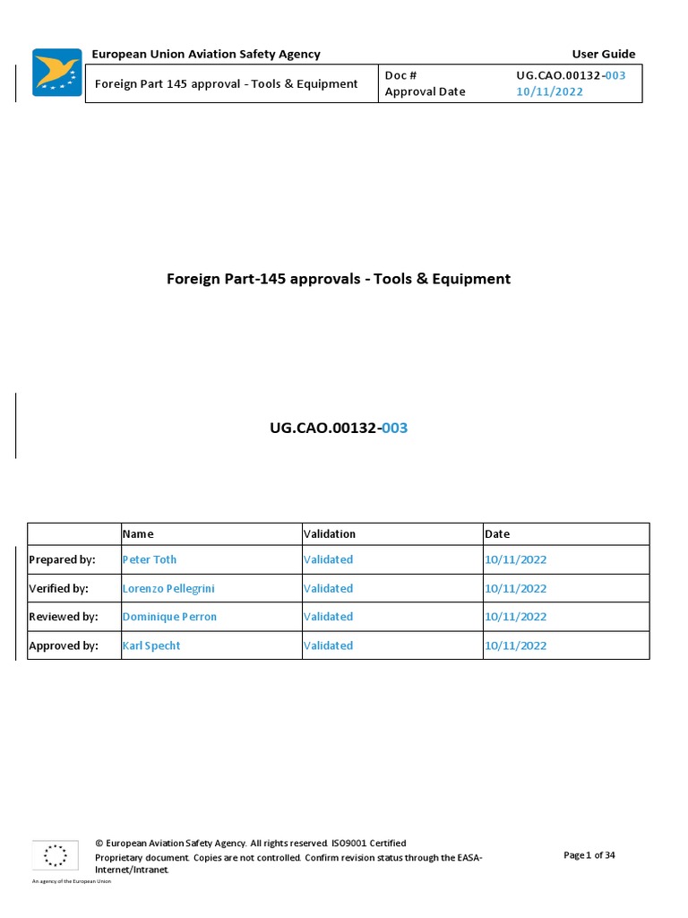 Ug - Cao .00132-003 Tools Equipment | PDF | Verification And Validation ...