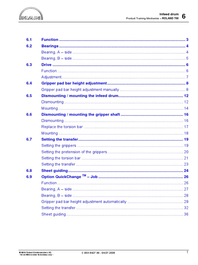M7E06 - Infeed Drum - 03 | PDF | Screw | Gear