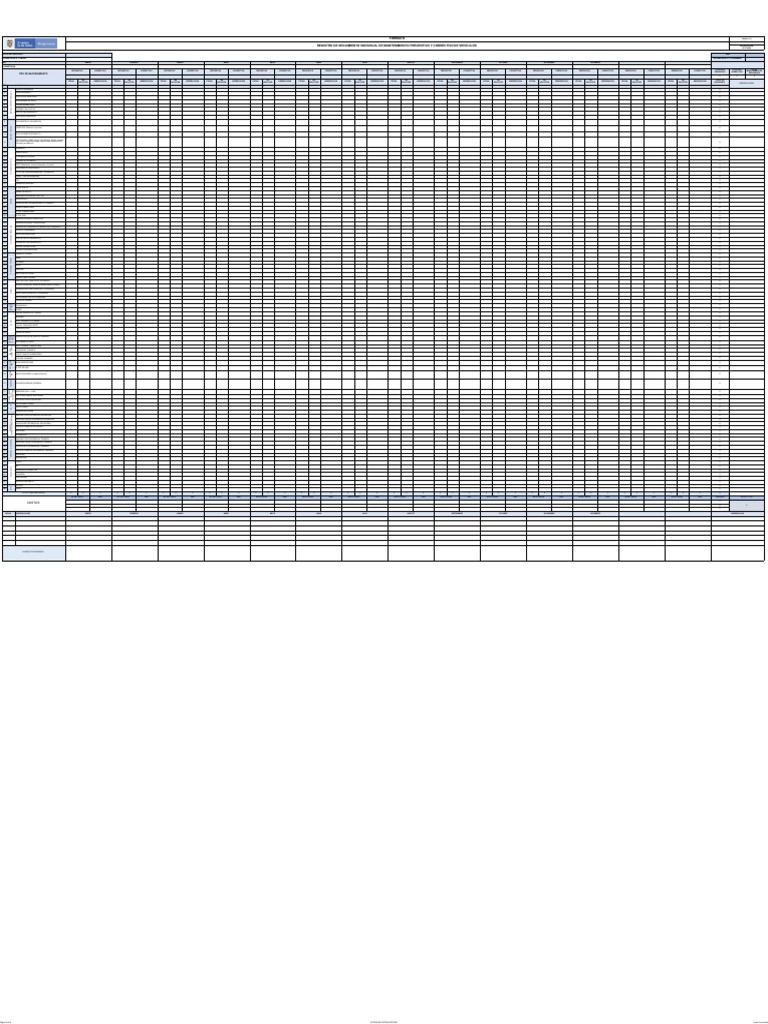 Formato Registro de Seguimiento Individual de Mantenimiento Preventivo y Correctivo de Vehículos ...
