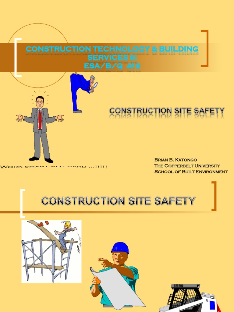 Construction Site Safety Guidelines | PDF | Occupational Safety And ...