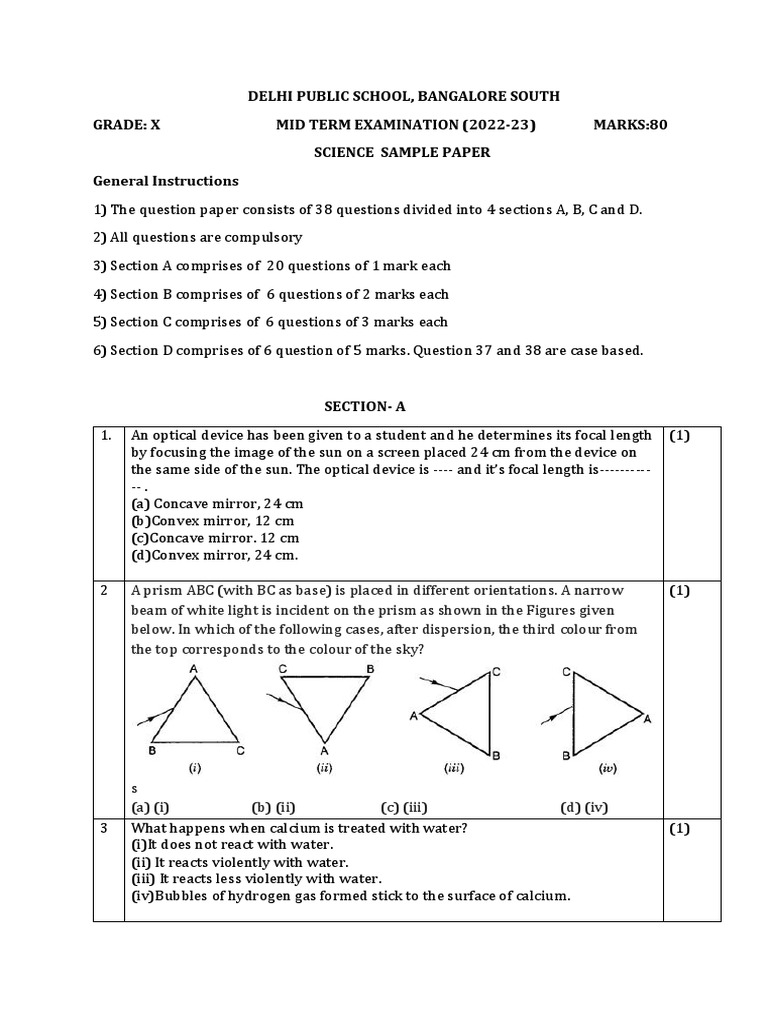 Grades 10 Science SQP | PDF | Acid | Hormone