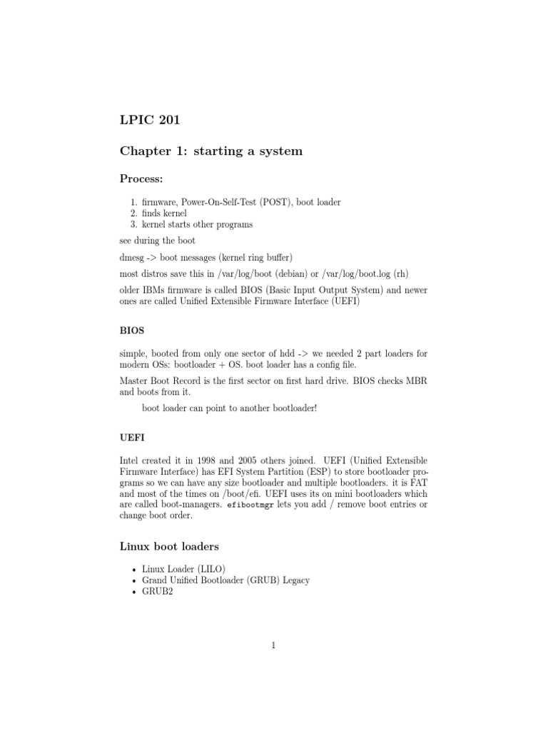 Lpic 2 | PDF | Booting | File System