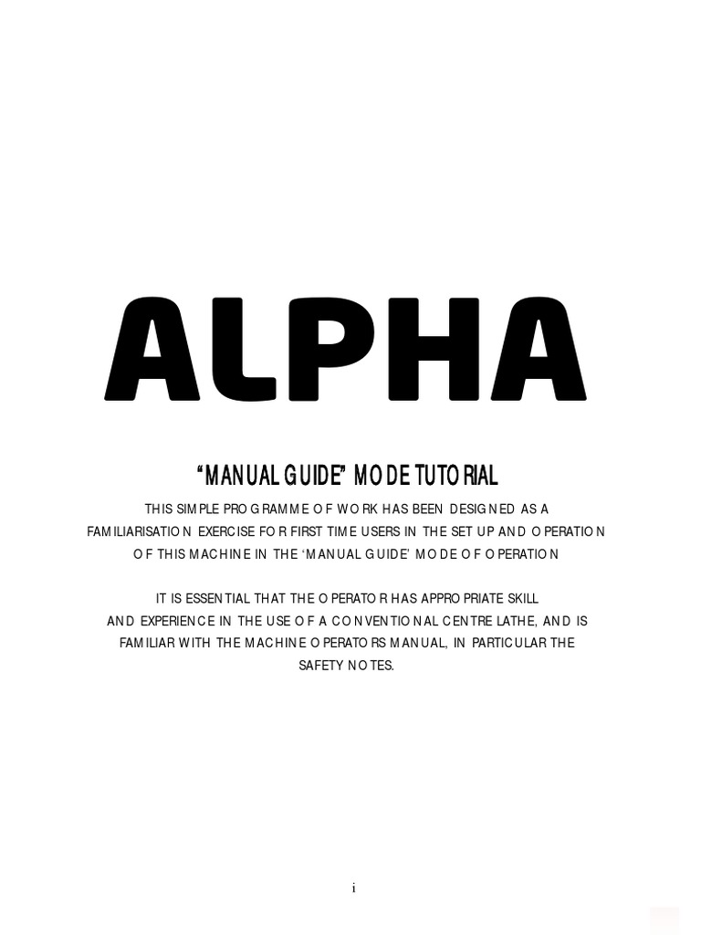 T4 - Manual Guide Mode Tutorial XS Version - ENGLISH | Download Free ...