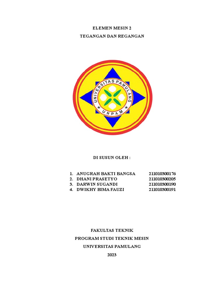 Tegangan dan Regangan pada Material Mesin | PDF | Sains & Matematika