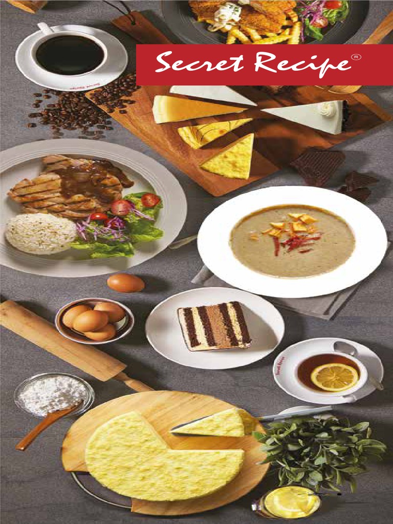 Secret Recipe E Menu Sept. 2022 | PDF | Steak | Cakes