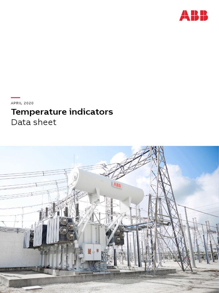Liquid and Winding Temperature Indicators - Comem - OTI - WTI - ATI - AWTI - ABB - OS EN 03 04 ...