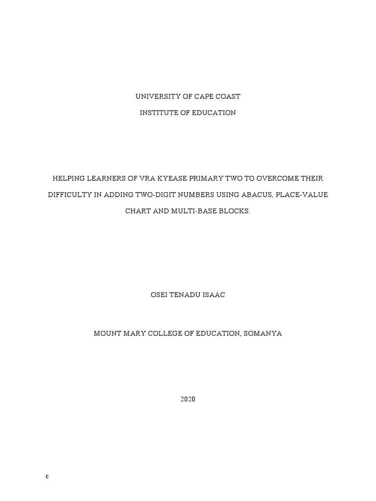 TENADU (Project Work) | PDF | Learning | Teachers