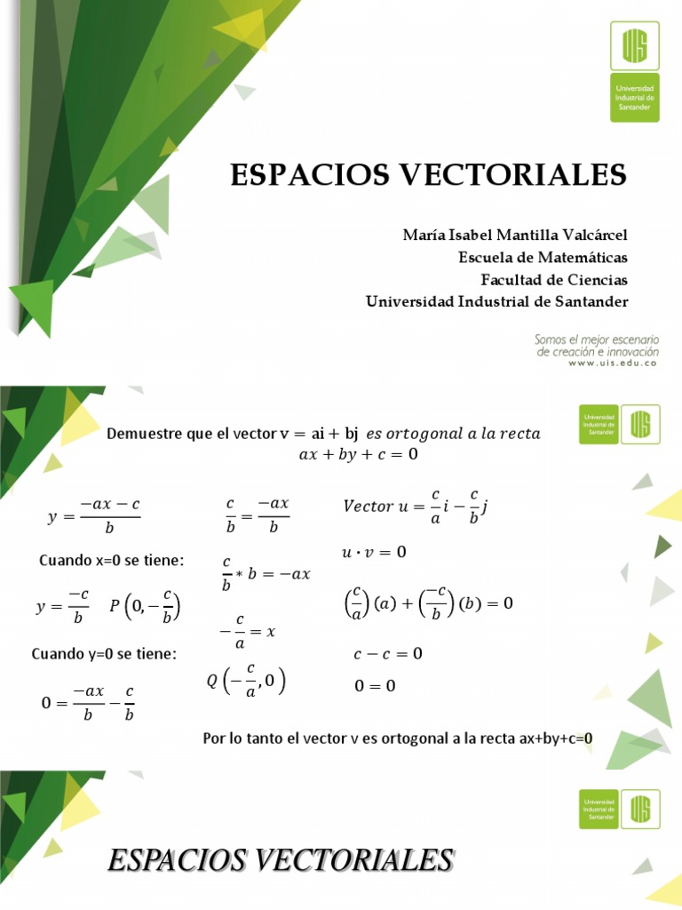 Espacios Vectoriales Pdf Espacio Vectorial Base álgebra Lineal
