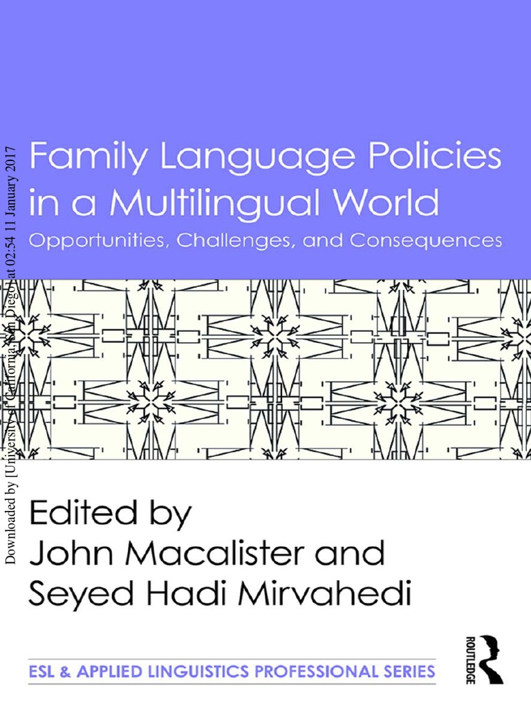 Family Language Policies in A Multilingual Wor | PDF | English As A ...