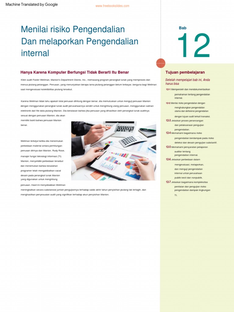 Auditing Chapter 12 B.indo | PDF