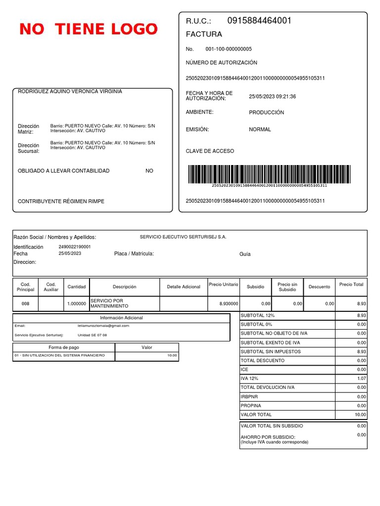 Facturas en Ecuador 4 | PDF | Factura | Economias