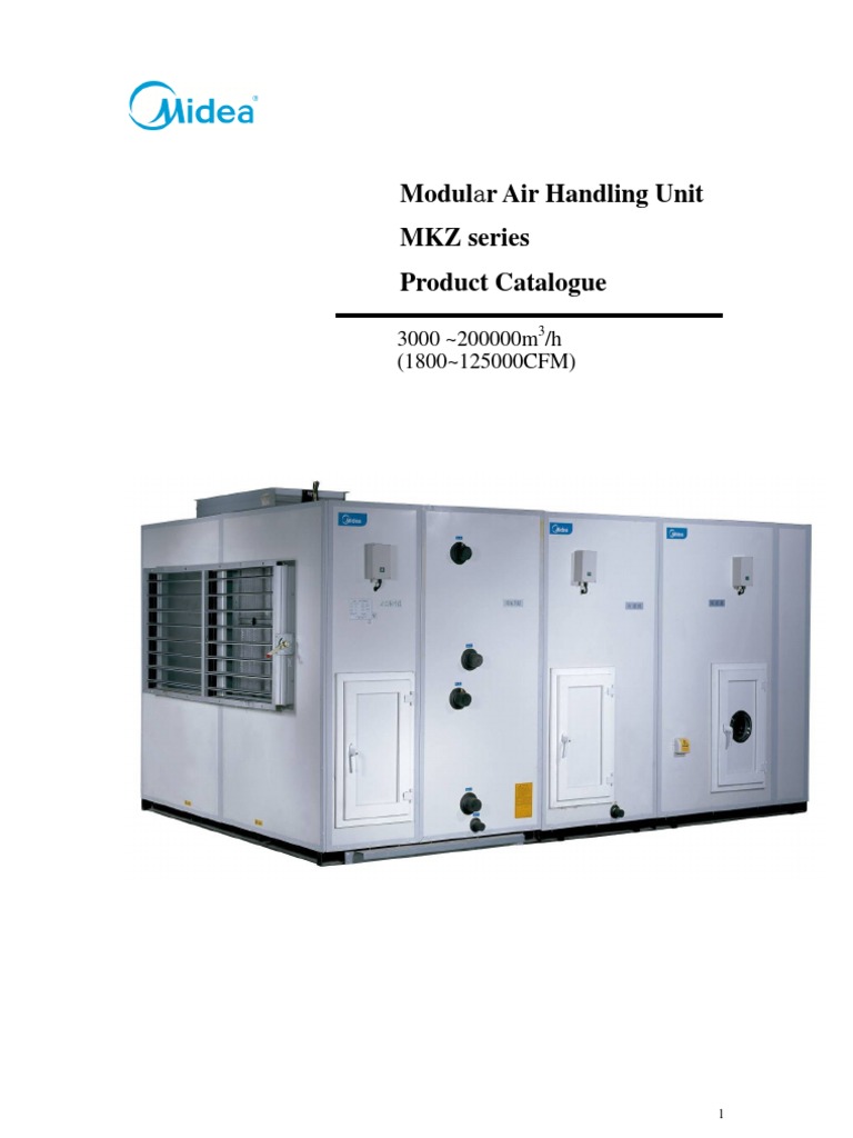 2011 Modular Air Handling Unit | PDF | Building Insulation | Heat Exchanger