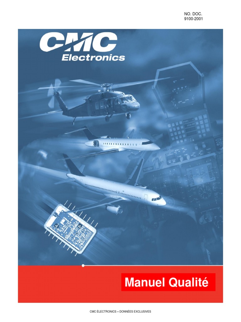 Manuel Qualité CMC Électronique | PDF | Système de management de la ...