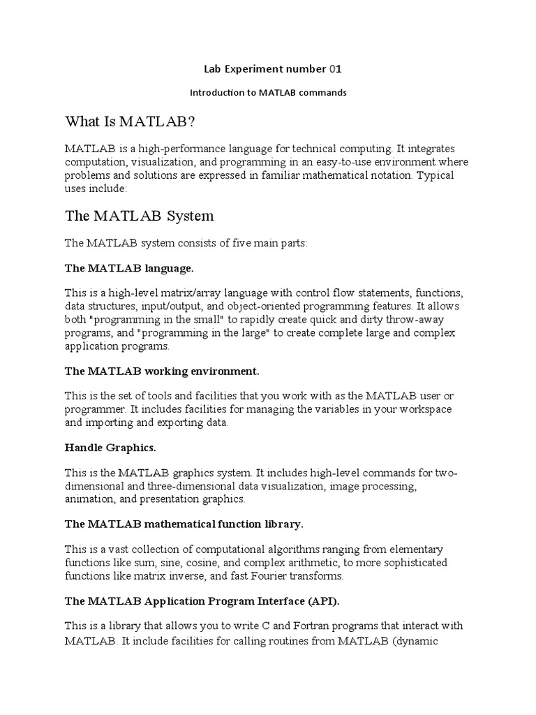 Lab Experiment | PDF | Fourier Transform | Matlab
