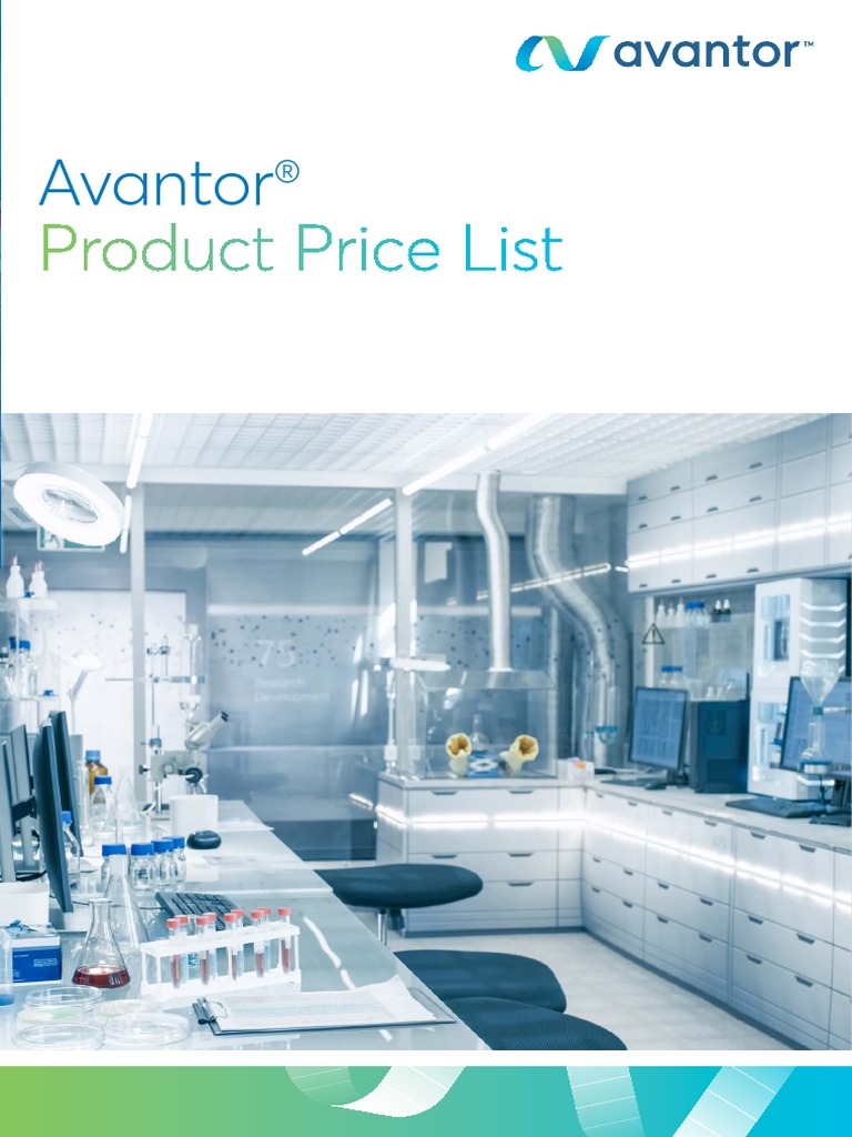 Avantor Chemical Price List | PDF | Glasses | Chromatography