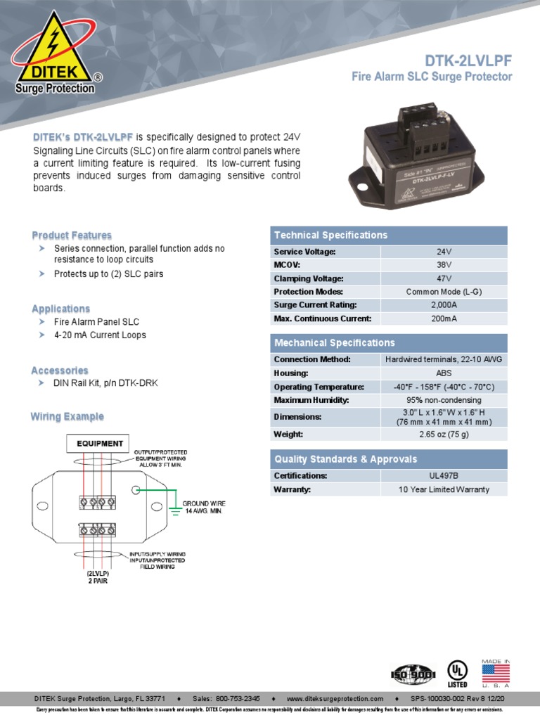 DTK 2LVLPF DS R8 | PDF | Electrical Components | Electrical Engineering