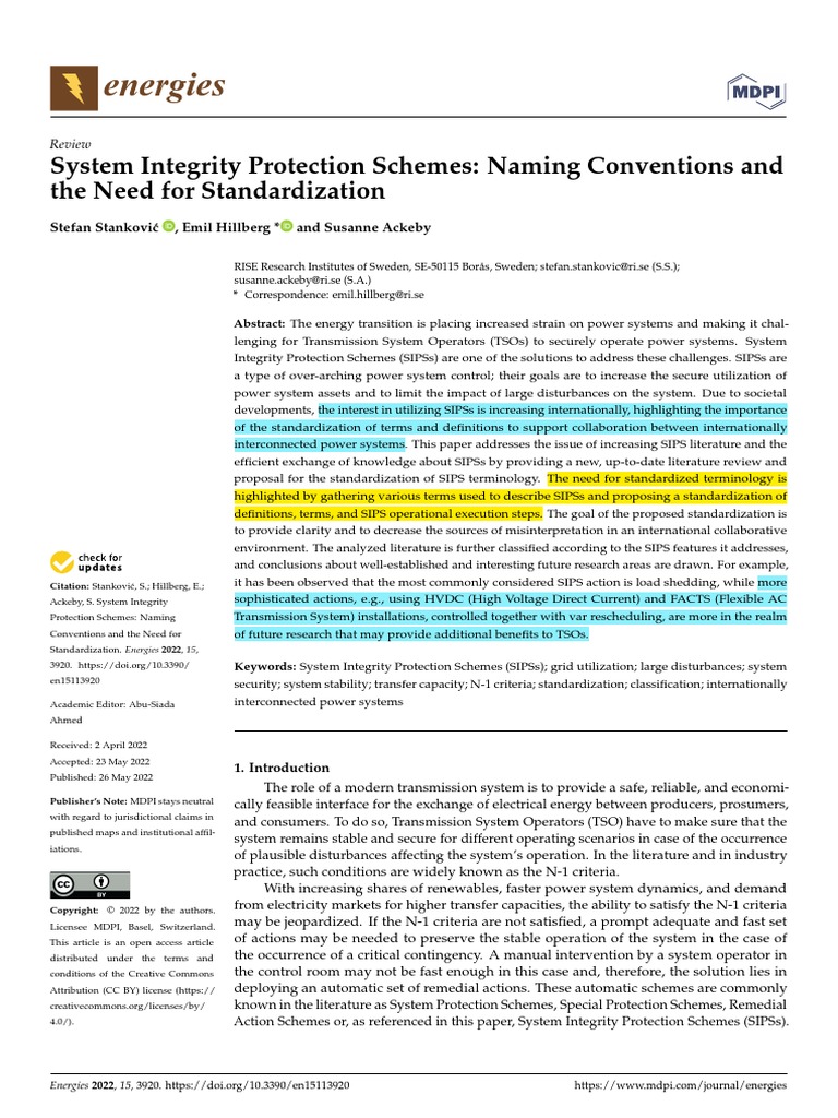 System Integrity Protection Schemes: Naming Conventions and The Need ... System Integrity Protection Schemes: Naming Conventions and The Need ...