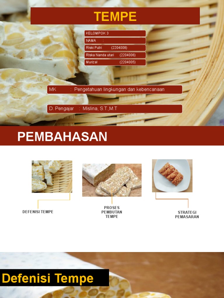 Kelompok 3 (Tempe) | PDF
