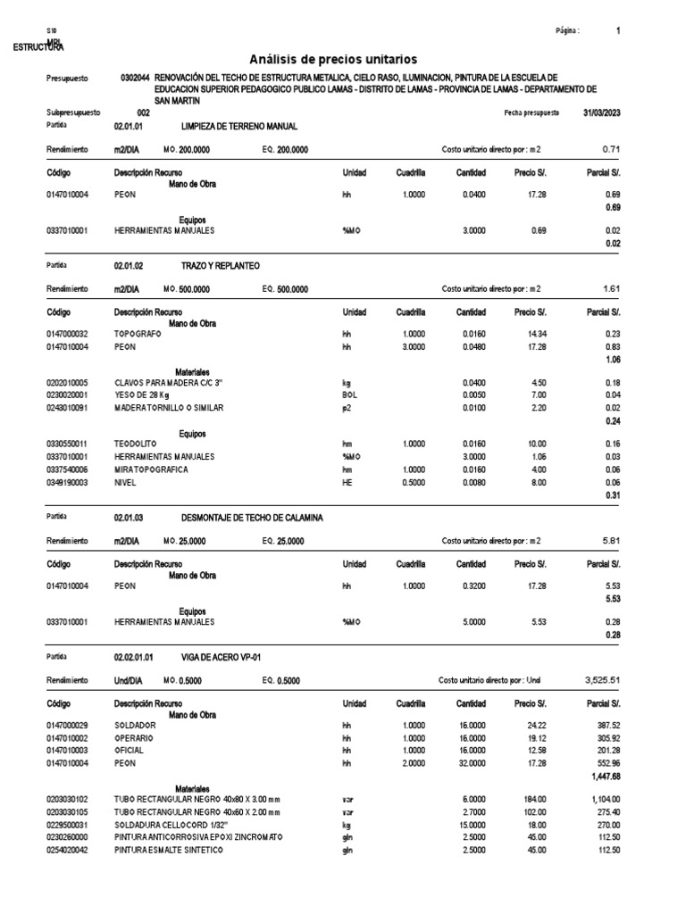 Apu Estructuras | PDF | Construcción | Soldadura