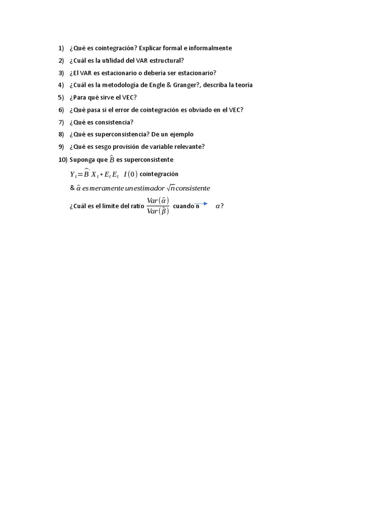 Preguntas Teoricas de Metria 2 | PDF