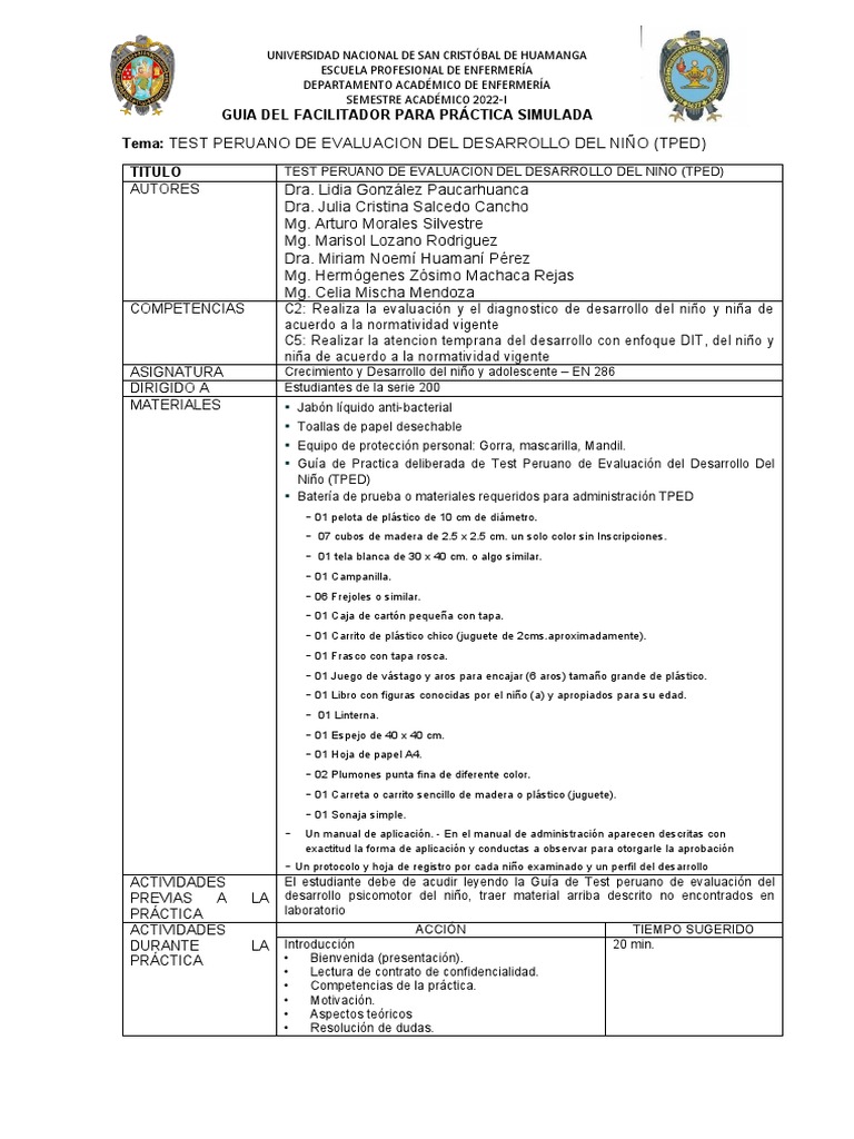 Guia de Tped | PDF | Evaluación | Comportamiento