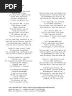 I'm Still Standing Lyrics | PDF | Self-Improvement