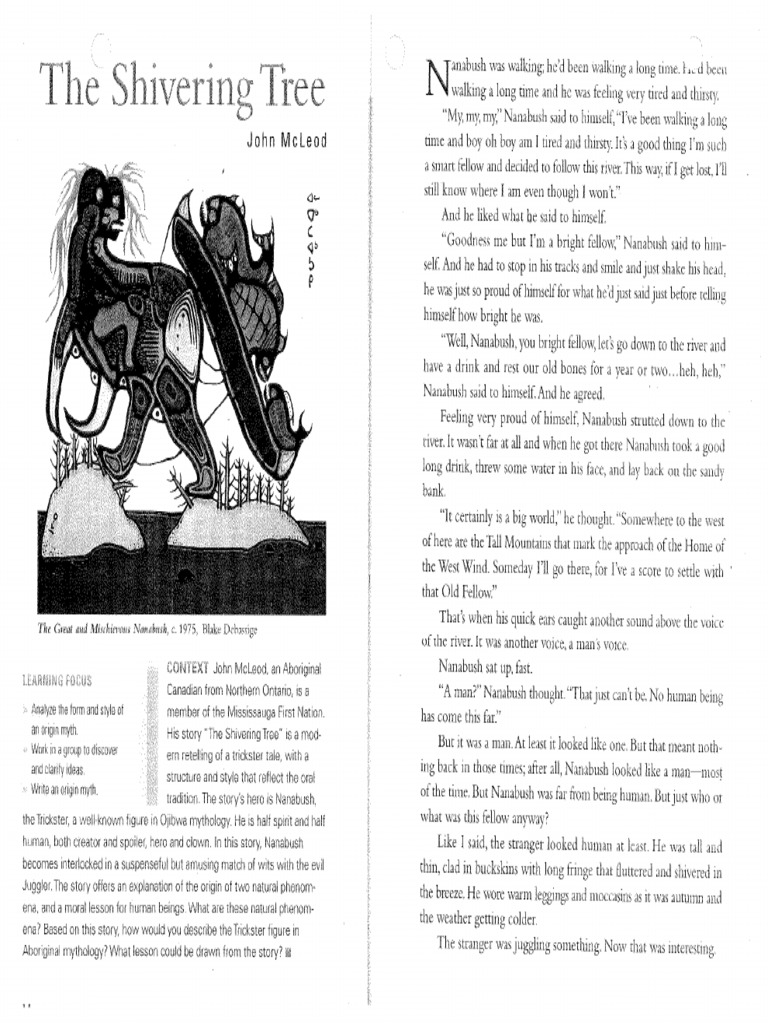 ENGL1115. The Shivering Tree by John McLeod | PDF