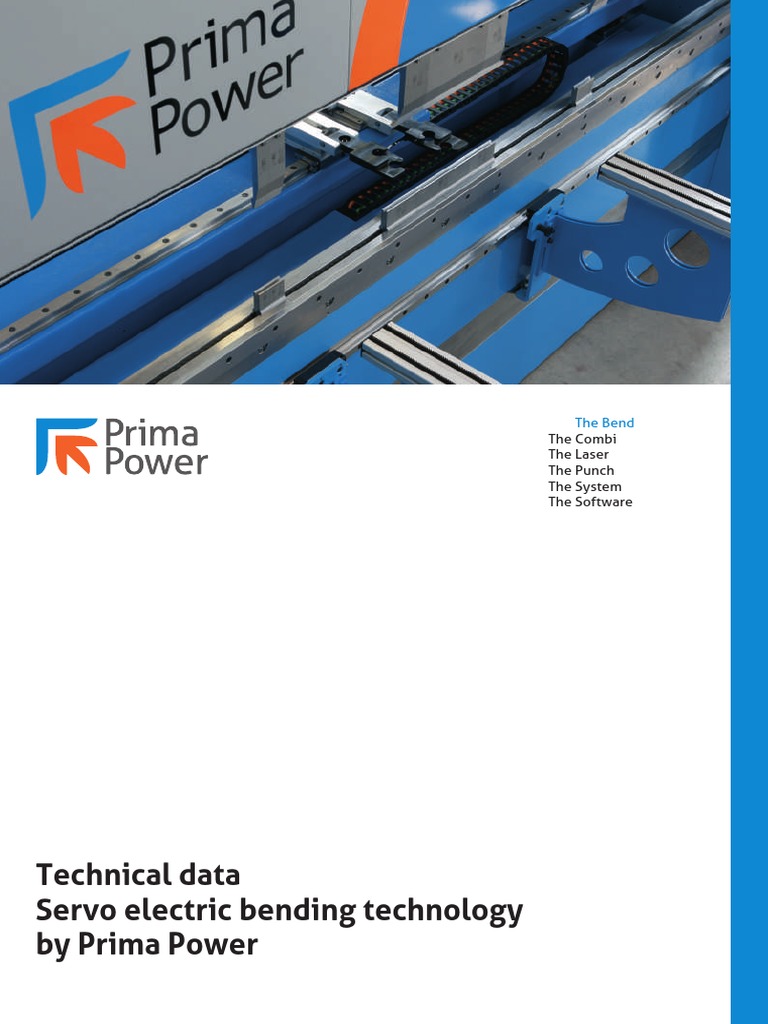 Prima Power Servo Electric Bending Data | PDF | Electrical Engineering ...
