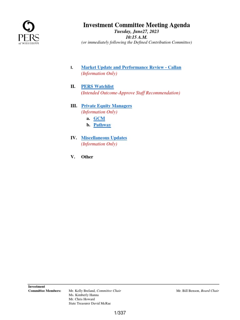 Pers Invc June 2023 | PDF | Asset Allocation | Inflation