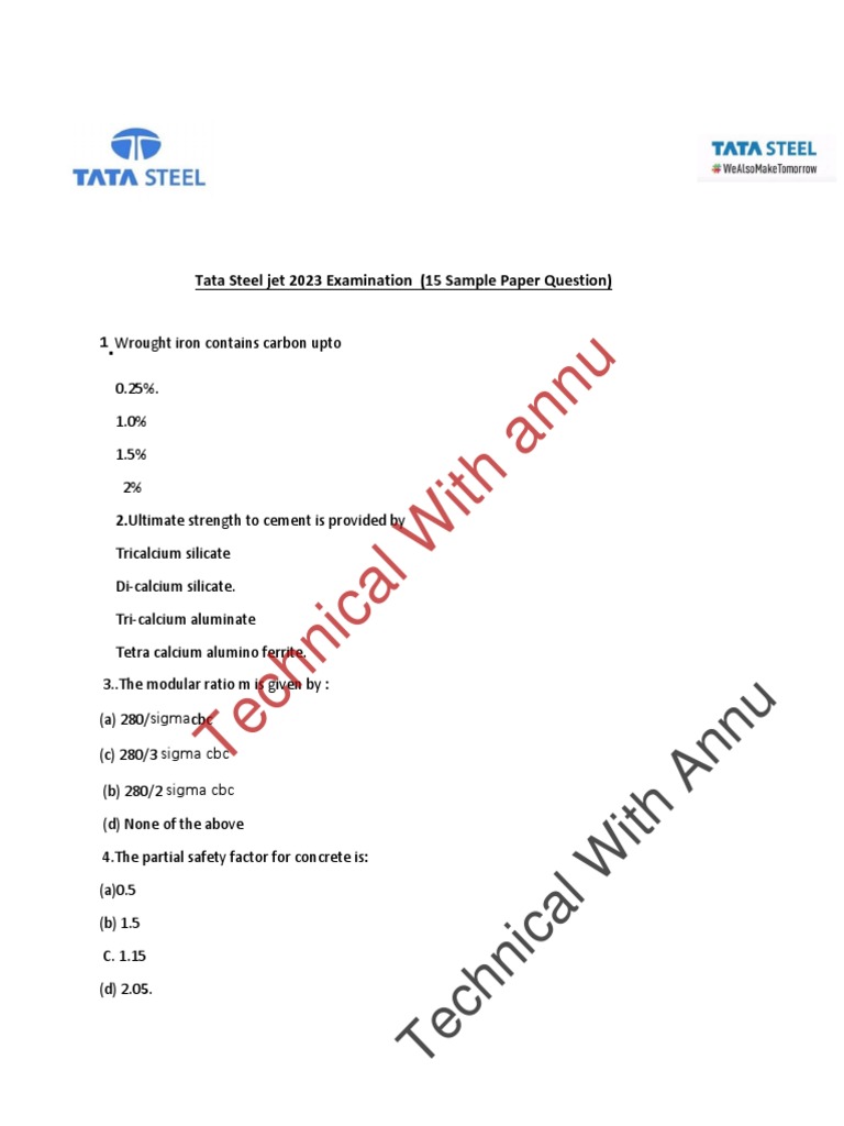 Civil Sample Paper 2. | PDF | Mechanical Engineering | Physical Sciences