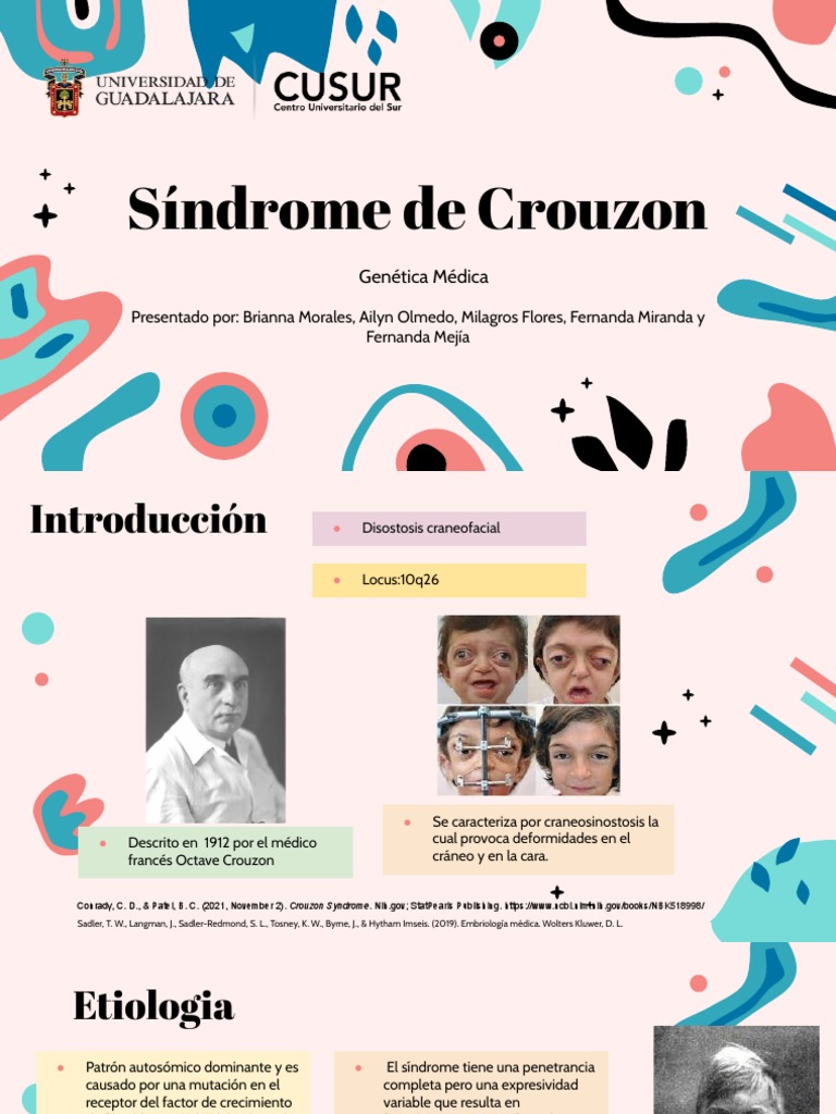 Características del Síndrome de Crouzon | PDF | Especialidades Medicas ...