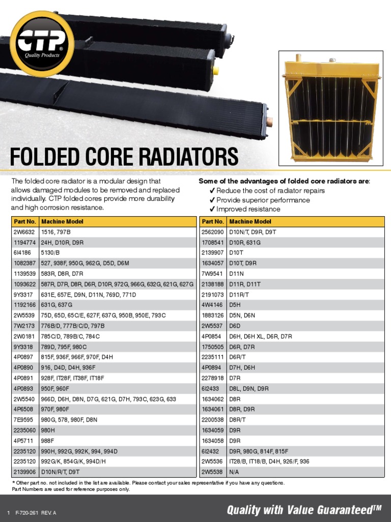 Folded Core Radiators: Quality With Value Guaranteed | PDF ...
