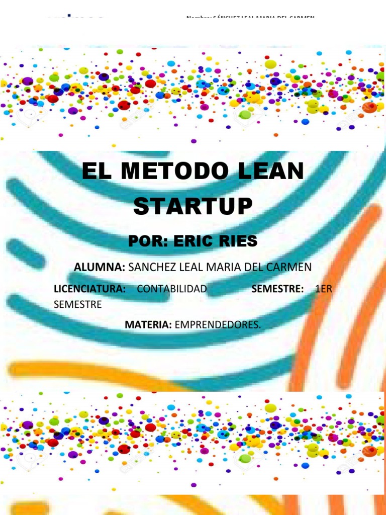 El Metodo Lean Startup | PDF | Lean Startup | Empresa de inicio