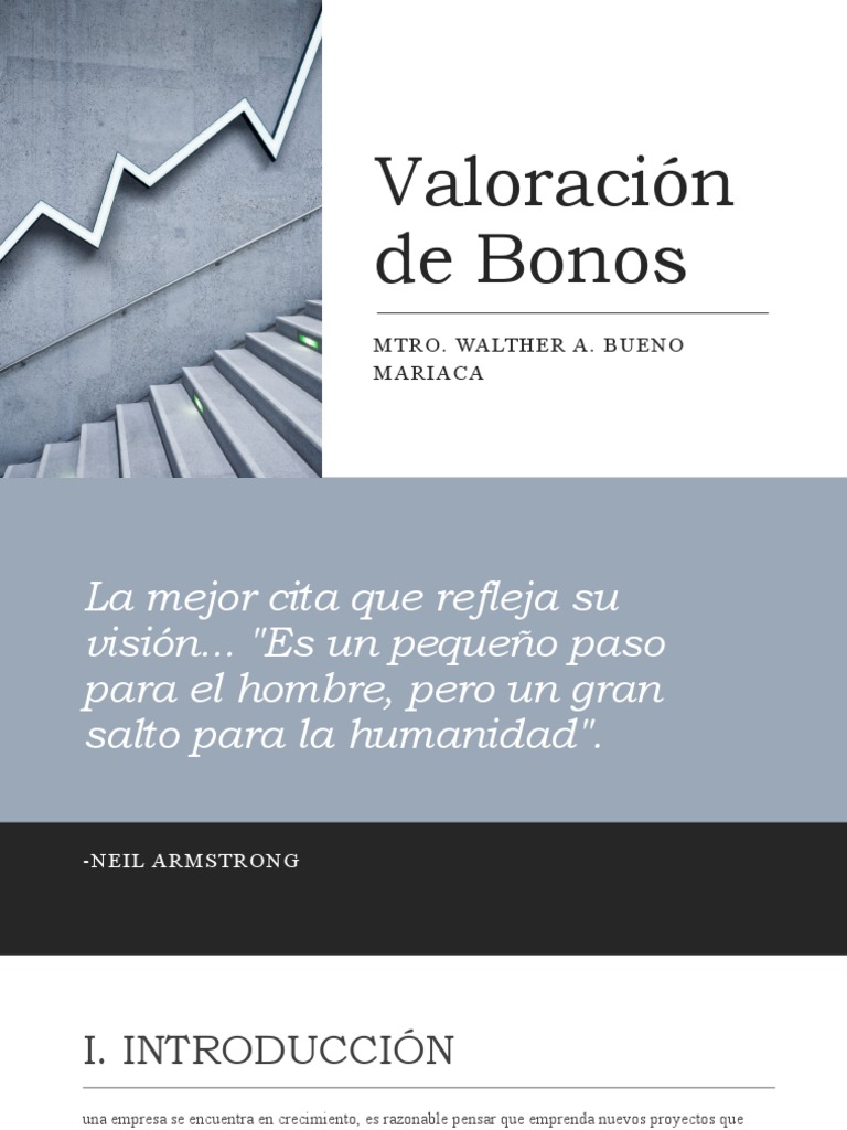 Valoración de Bonos | PDF | Renta Fija | Deuda