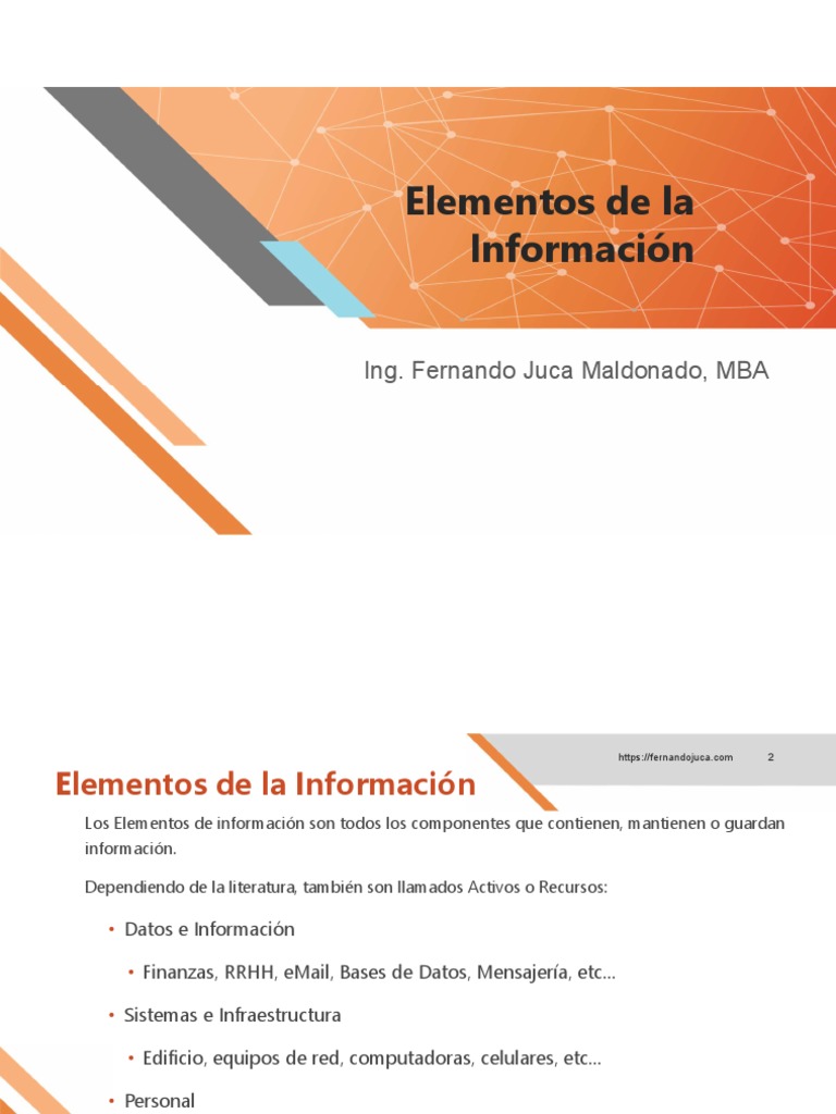 2.3 Elementos de La Información | PDF | Información | Informática