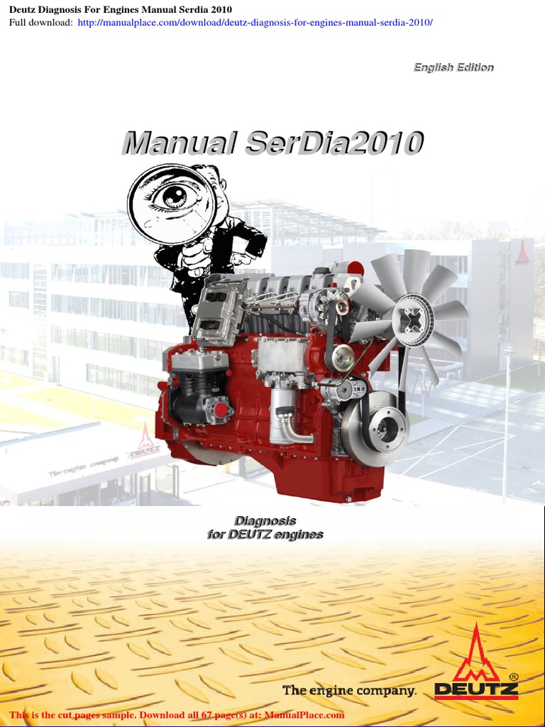 Deutz Diagnosis For Engines Manual Serdia 2010 | PDF | Computing | Computer Science