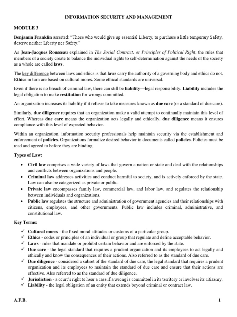 Info Sec Reviewer | PDF | Information Security | Computer Security